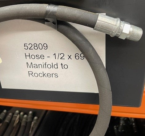 Hose - Manifold to Rockers - 1/2" x 63" – Shiners Car Wash Systems